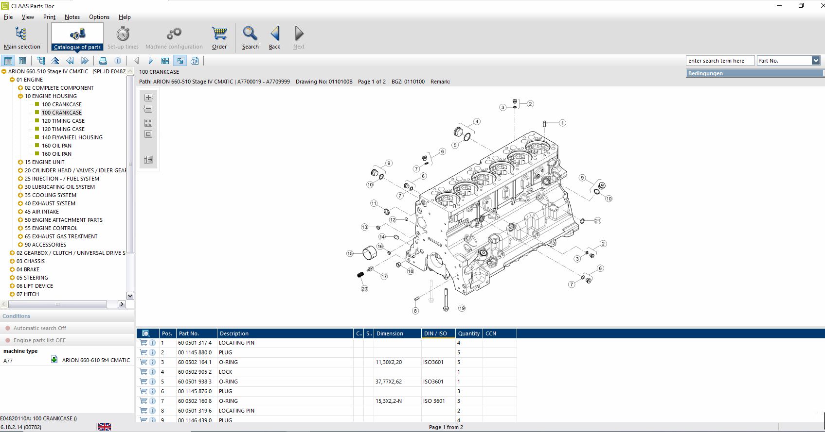Claas Spare Parts List Parts Doc 2.2 06.2023 782 EPC How To Install ...