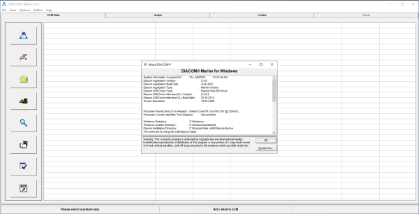 DIACOM Diagnostic Tool Marine 3.3.8 2023 How To Install Guide Instruction