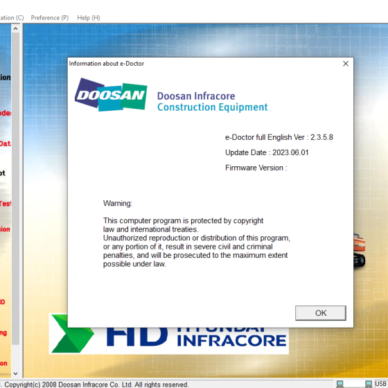 Doosan Diagnostic Tool EDIA Standard 2.4.0.7 V2008 2022.11 Install by ...