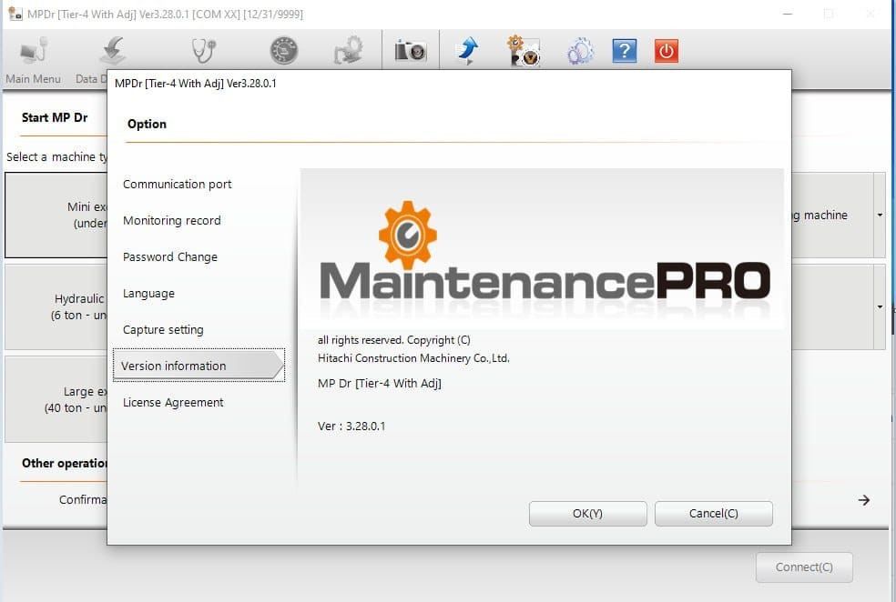 Hitachi Diagnostic Tool MPDr Tier 4 Level 3.28 07.2023 Install by ...
