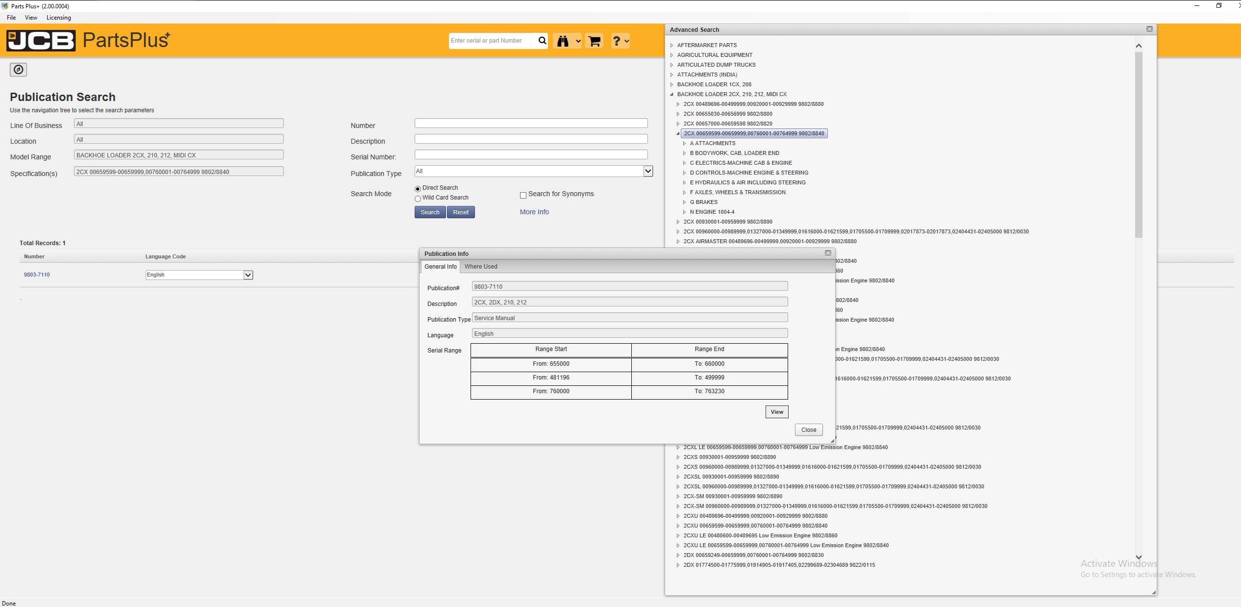 VMware JCB EPC Spare Parts List Service Manual Tool 01.2017 How To Install Guide Instruction