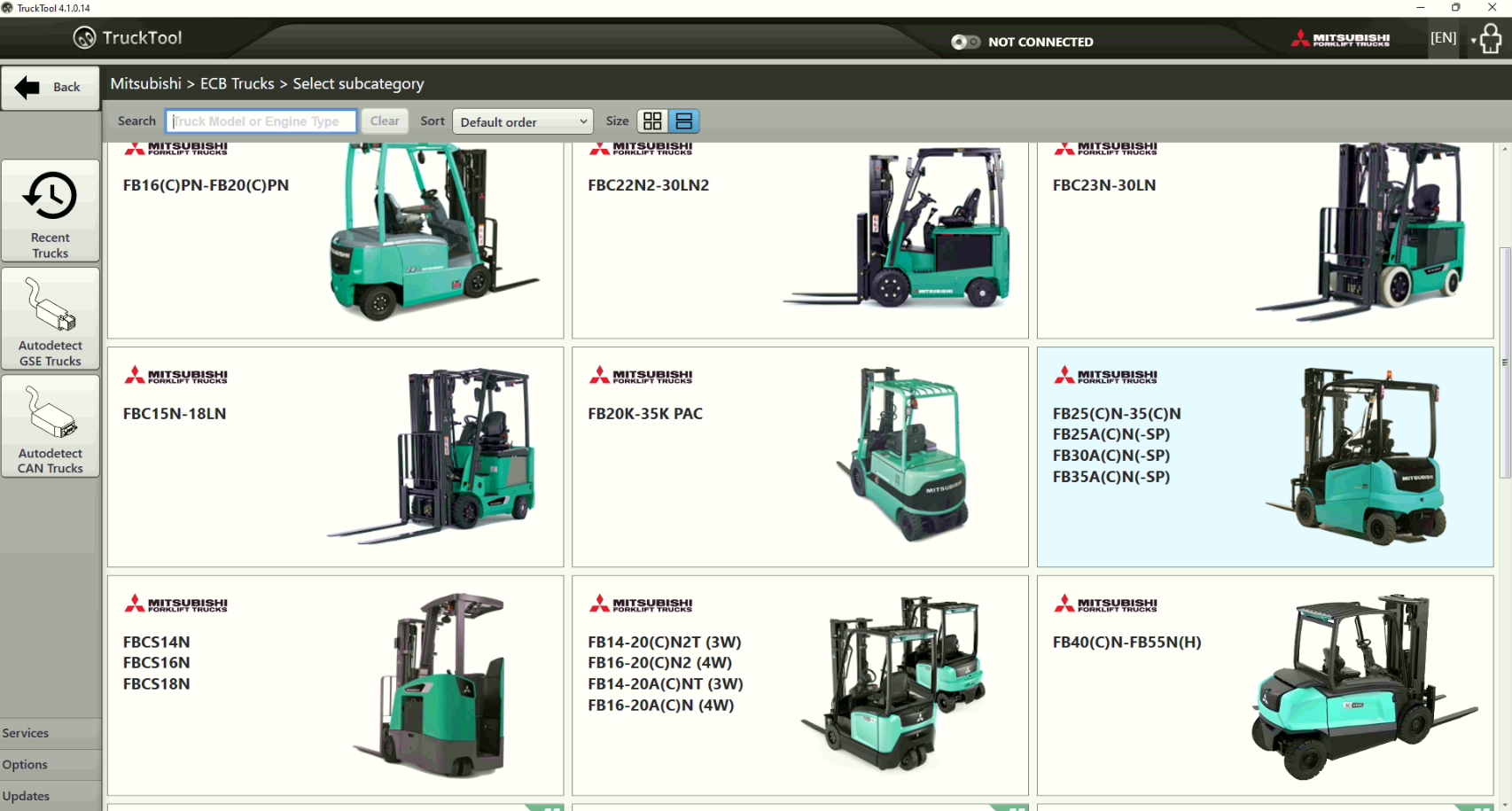 Truck Tool CAT TCM Rocla Mitsubishi UniCarriers Diagnostic Tool 4.1.0 ...