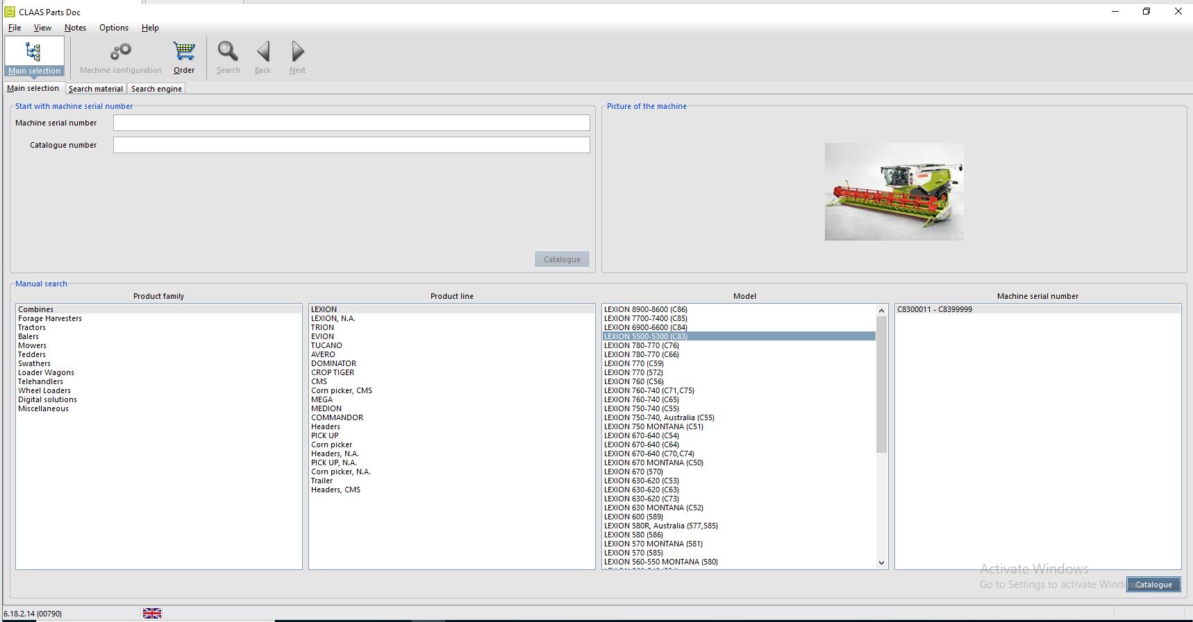 Claas Parts Doc Spare Parts List 2.2 08.2023 790 EPC How To Install Guide Instruction