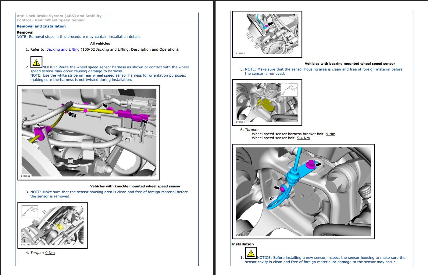 Ford Galaxy 2015 - 2021 Brakes Traction Control Wiring Diagrams and ...