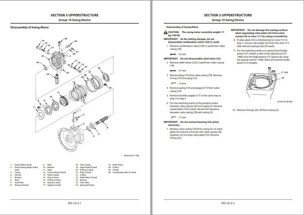 Hitachi Hydraulic Excavator ZX350LC-5B ZX350LCN-5B Workshop Manual