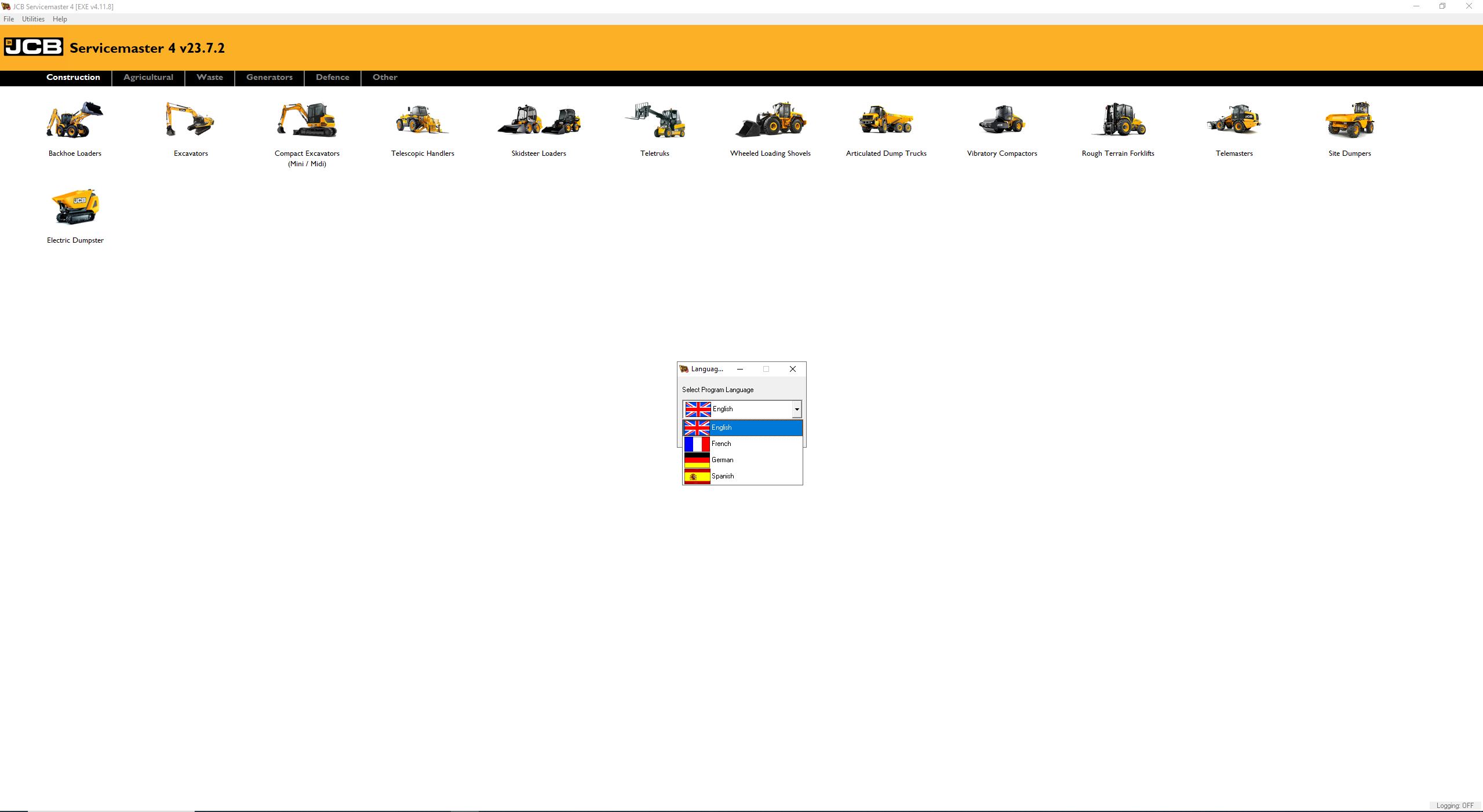 JCB Diagnostic Tool ServiceMaster4 08.2023 V23.7.2 How To Install Guide ...