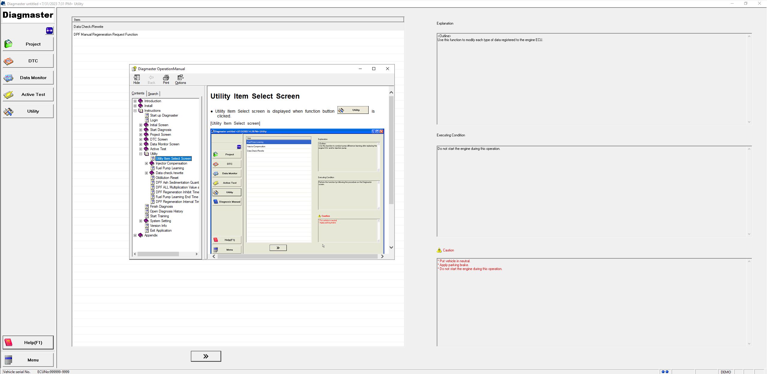 Kubota Merlo Engine Diagnostic Tool DIAGMASTER 19.11.01 2023 Merlo ...