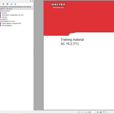 Valtra Autocontrol System AC16.2 (N1) Training Material