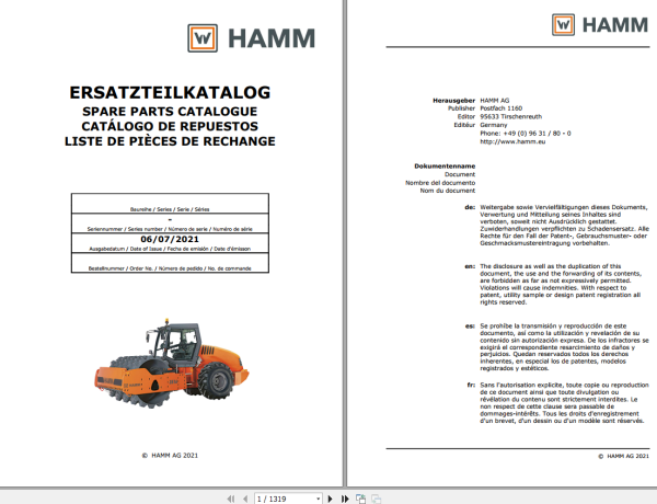 Wirtgen Hamm Service Training Operating Parts Manual Schematic PDF Collection How To Install ...