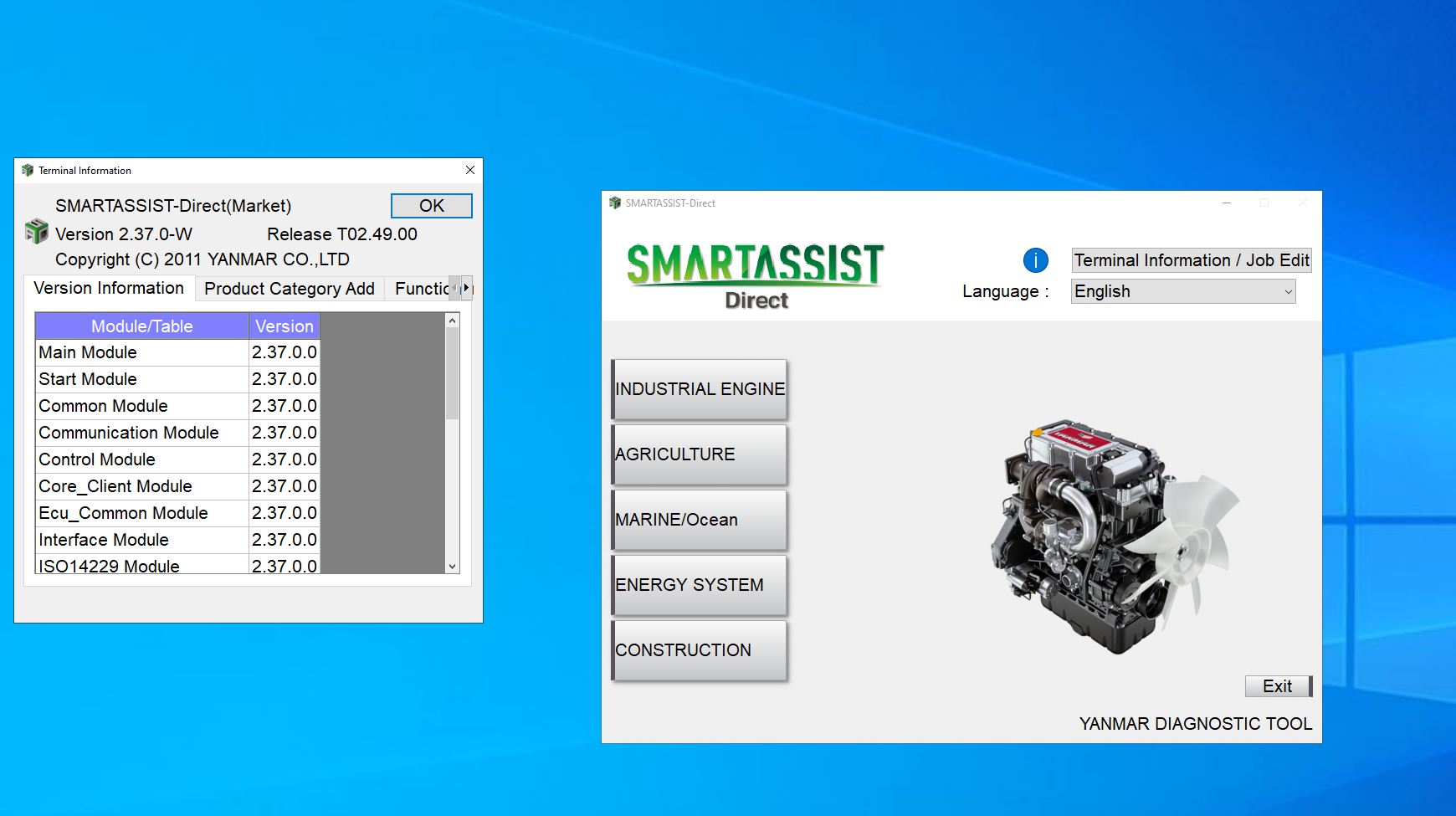 YANMAR Diagnostic Tool SMART ASSIST V2.37 06.2023 How To Install Guide Instruction