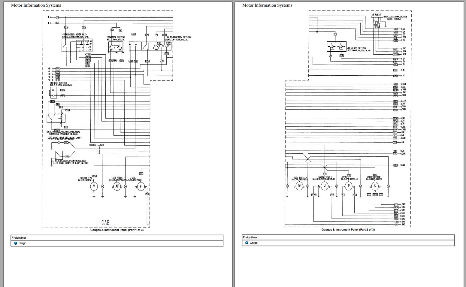 Freightliner Truck 378 MB PDF Collection Wiring Diagram