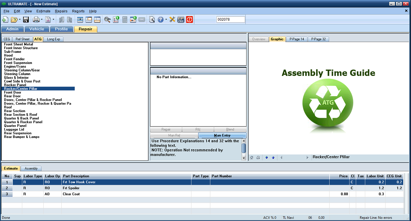 Mitchell Spare Parts List UltraMate Estimating 06.2023 v7.1.242 How To ...