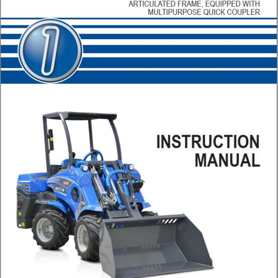 MultiOne Compact Wheel Loader 6 Series Operator's Manual