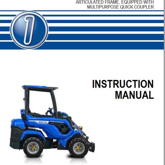MultiOne Compact Wheel Loader 4 - 5 Series Operator's Manual