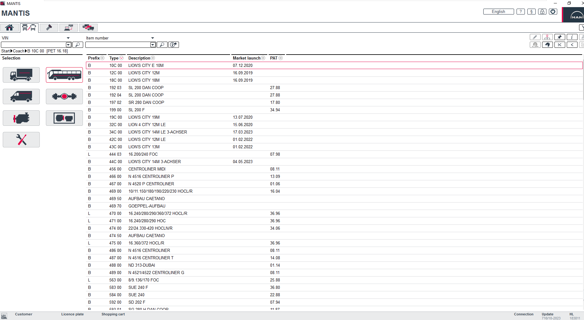 MAN MANTIS EPC Spare Parts List v716 10.2023 How To Install Guide ...