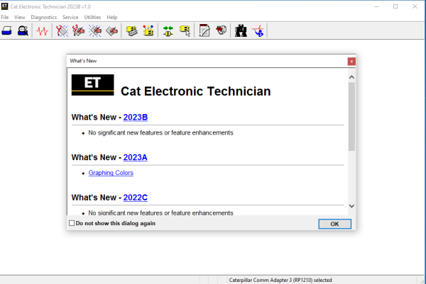 CAT Diagnostic Tool ET 2023B How To Install Guide Instruction