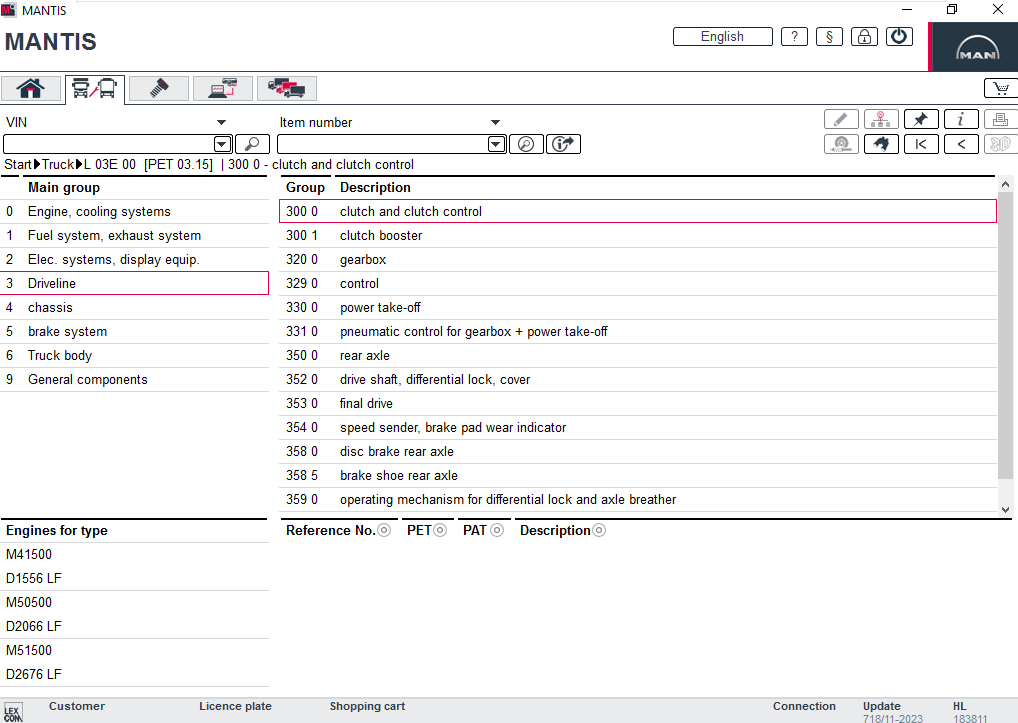 MAN MANTIS EPC Spare Parts List v718 11.2023 Interface New How To ...