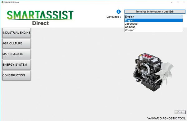 YANMAR Diagnostic Tool SMART ASSIST V2.40 10.2023 Install By Remote How ...