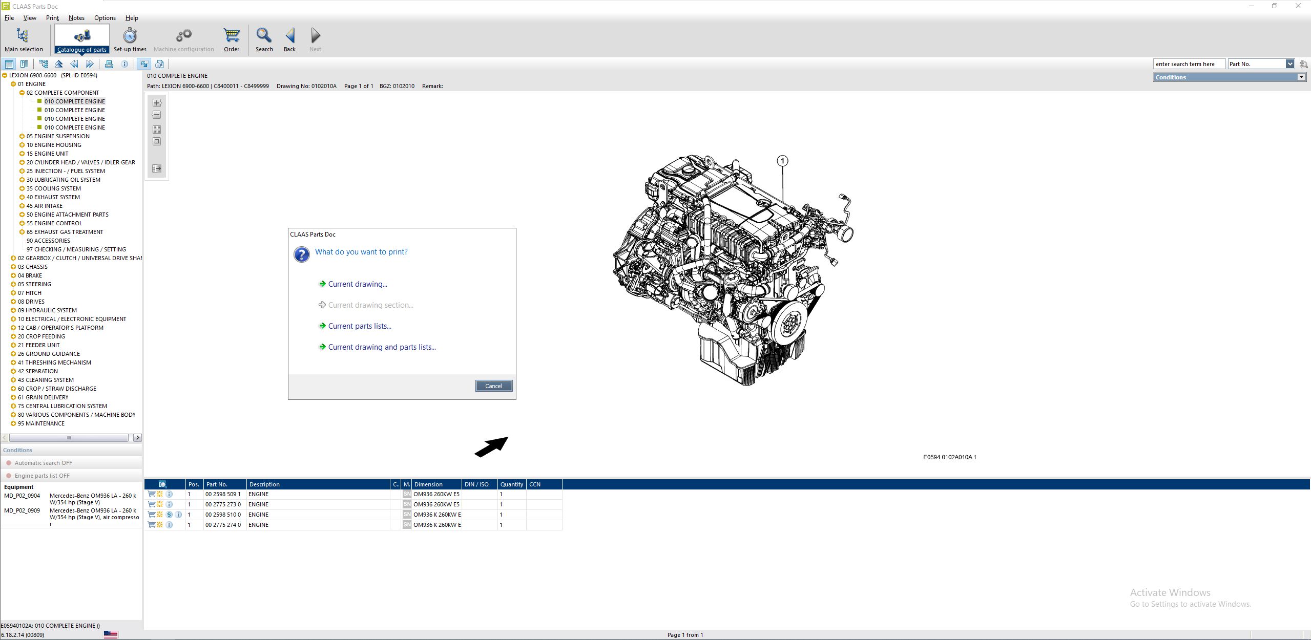 Claas EPC Spare Parts List Parts Doc 2.2 01.2024 809 How To Install Guide Instruction