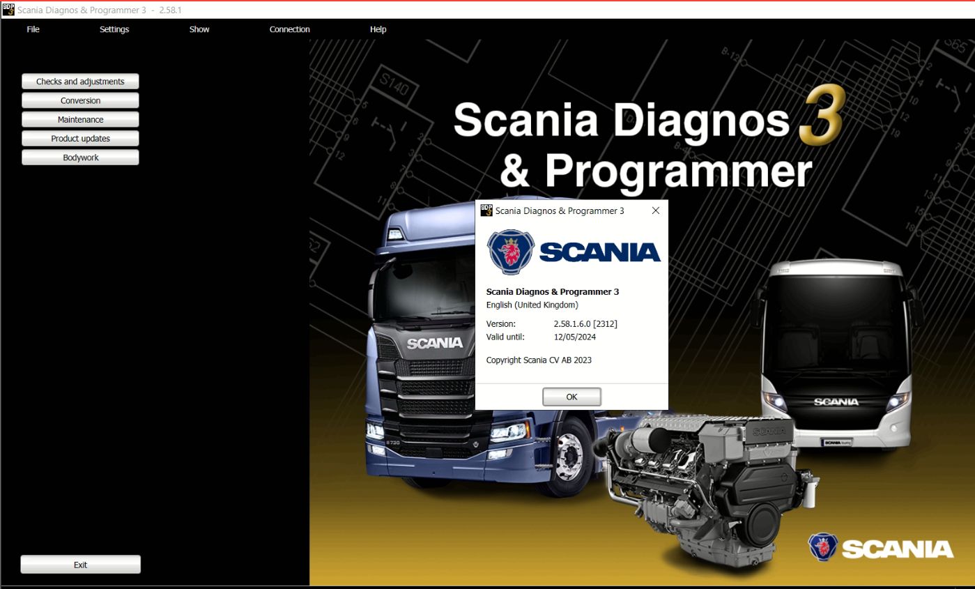 Scania Diagnostic Tool SDP3 V2.58.1 Truck Bus Remote How To Install ...
