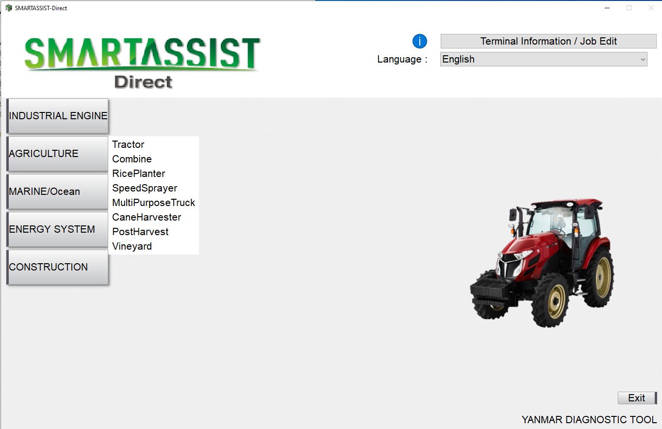 YANMAR Diagnostic Tool SMART ASSIST V2.41 12.2023 Remote How To Install ...