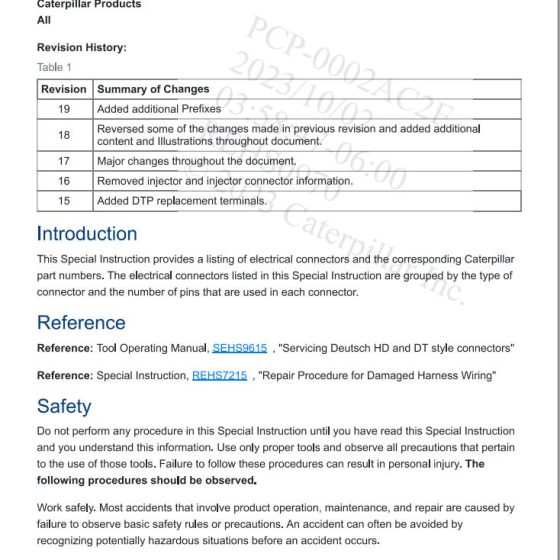CAT Hose & Coupling Reference Guide