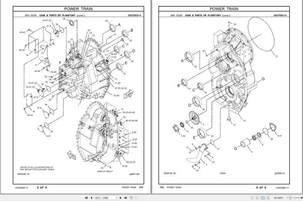 CAT Motor Grader 140K Parts Manuals CCRC5007-17