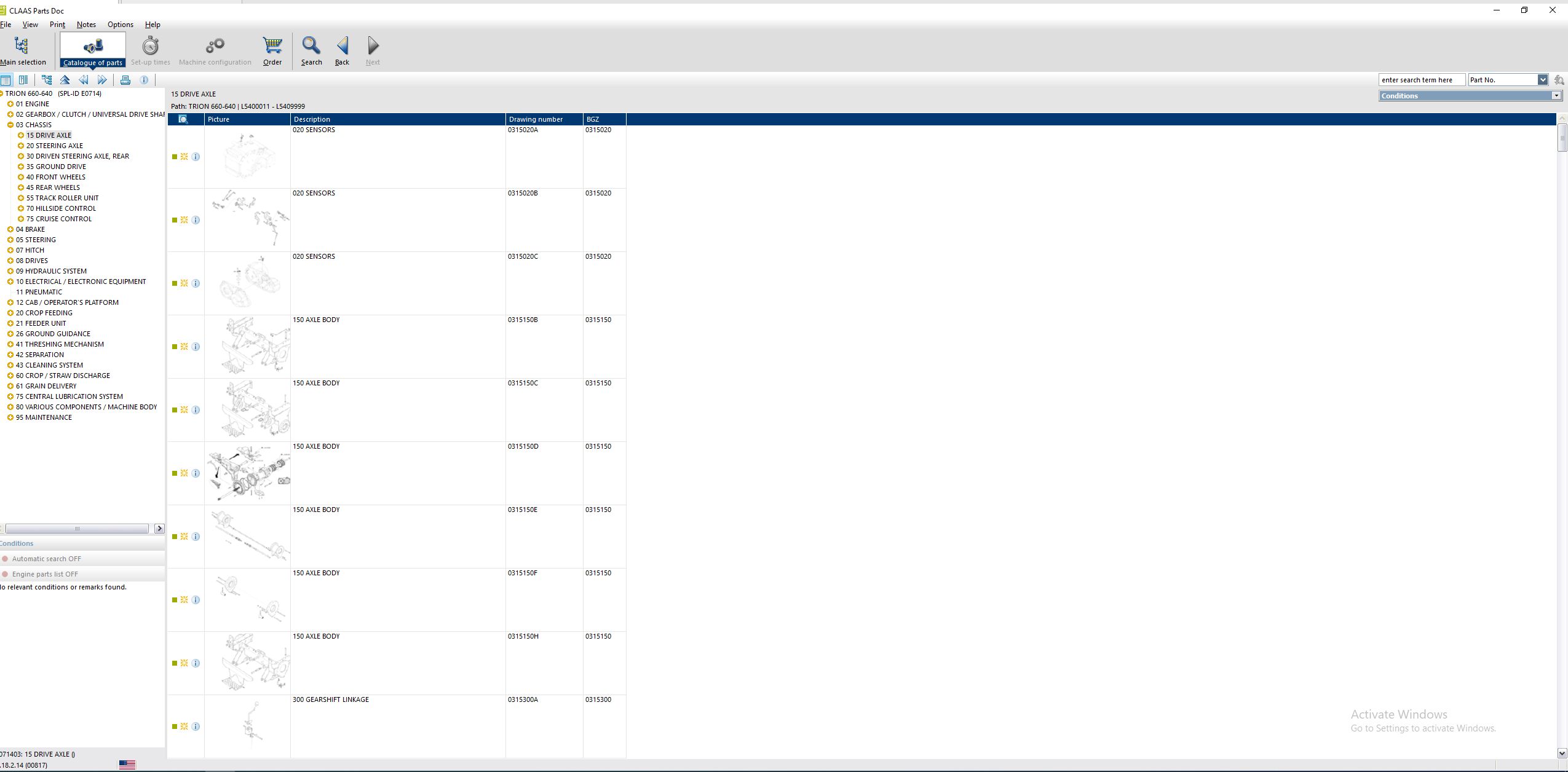 Claas EPC Spare Parts List Parts Doc 2.2 02.2024 817 How To Install Guide Instruction