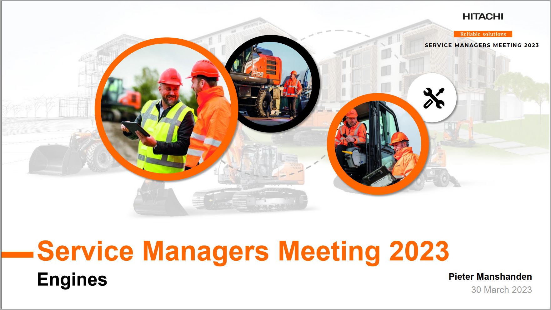 Hitachi Service Managers Meeting Presentations 2023