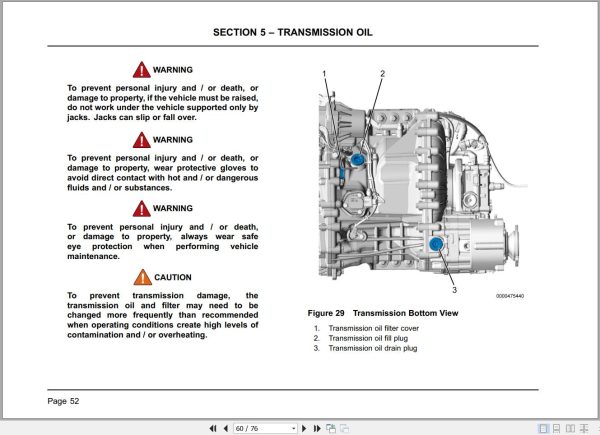 International T14 Transmission Operation and Maintentance Manual