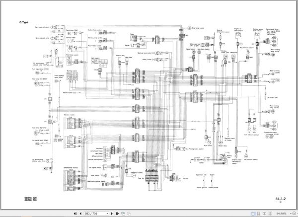 Komatsu Motor Grader GD610 GS620 GD660 GD670 Series Shop Manual SEBMG6150110