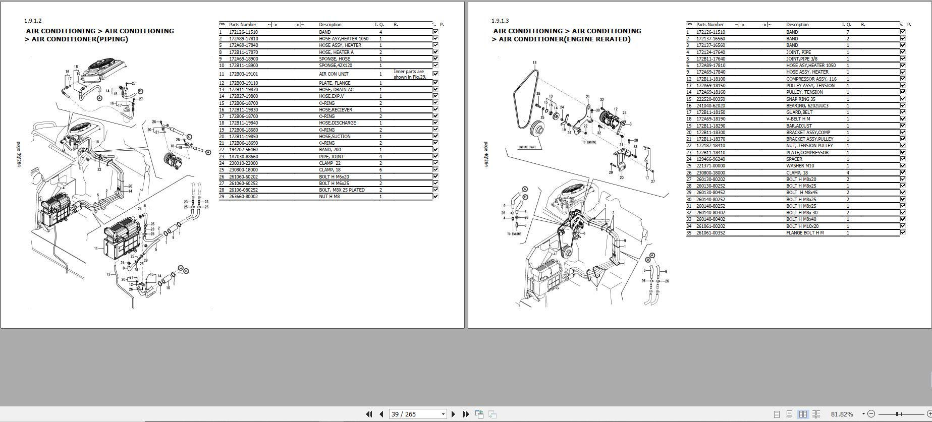 Yanmar Excavator B7-6 Parts Catalog CPB27ENMA00100