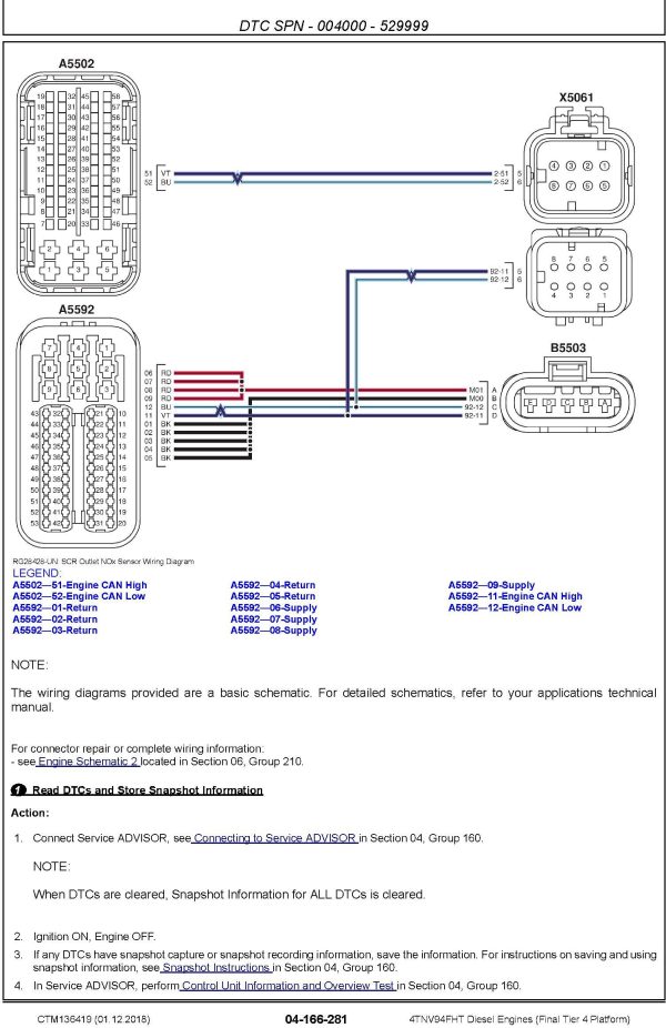 John Deere 4TNV94FHT Yanmar Diesel Engine Component Technical Manual ...
