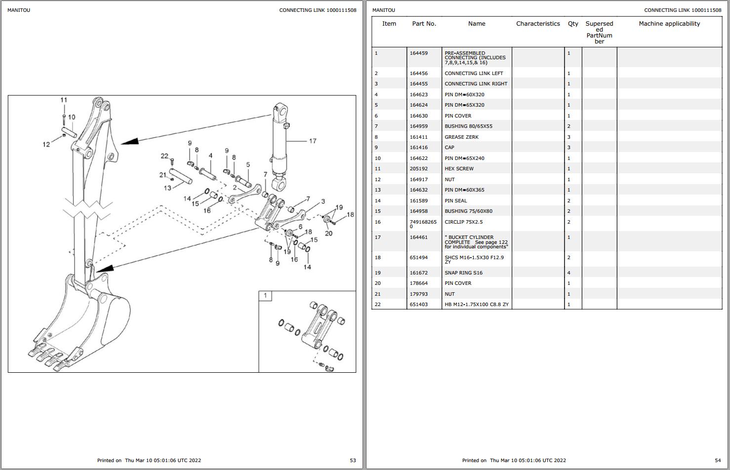GEHL Compact Excavator 1202 Parts Manual 918044