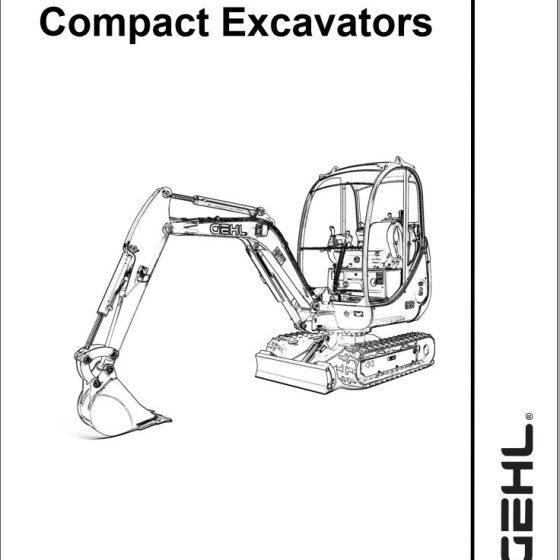 GEHL Compact Excavator 1202 Service Manual 909767C
