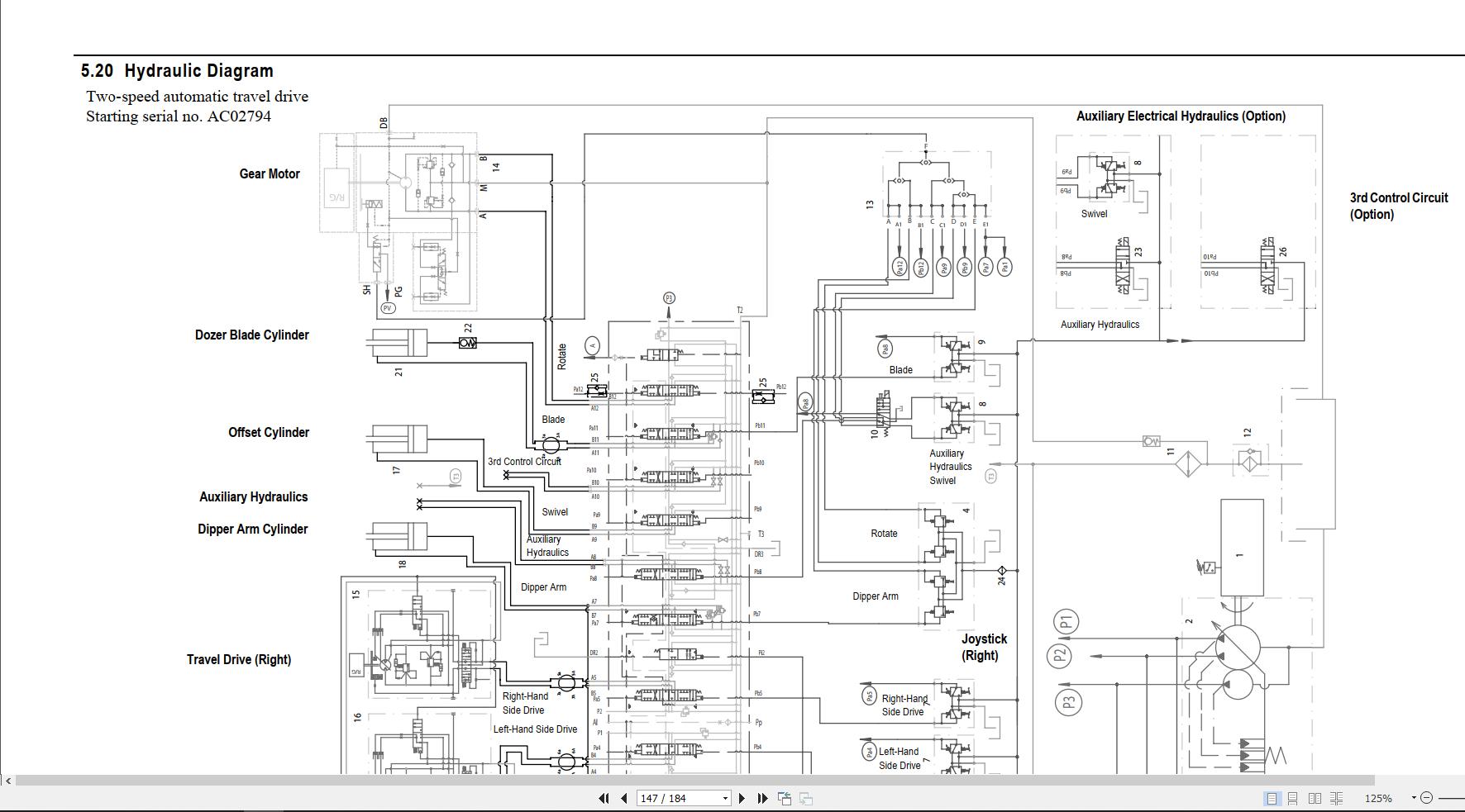 GEHL Compact Excavator 753Z Service Manual 918164