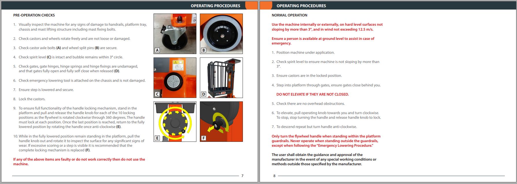 JLG POWER TOWERS Vertical Masts ECOLIFTWR Operation Maintenance Manual ...