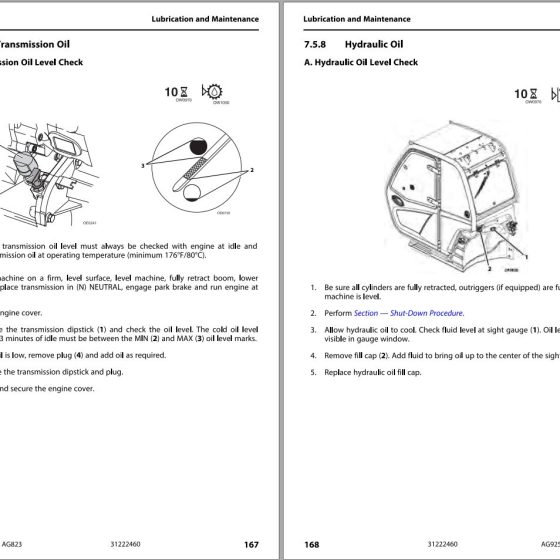 JLG Telehandlers G5-18A Operation Safety Manual 31211869 2022 PVC 2205