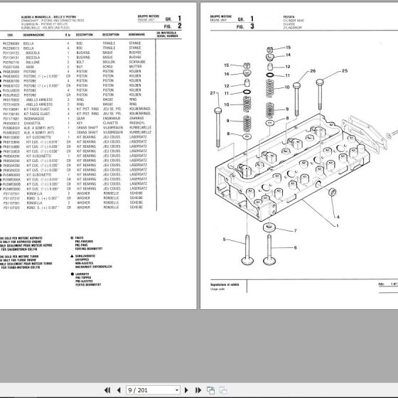 Komatsu Wheel Loader Fai 556 Part Book PR4L55610