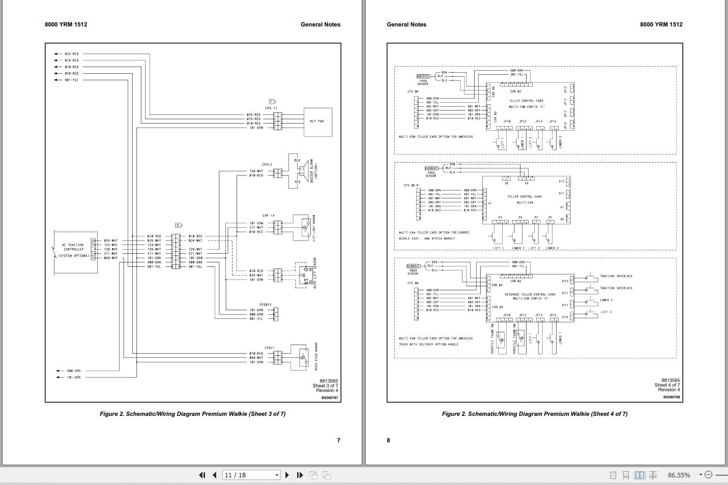 Yale Forklift A245 (MPB045VG) Service Manual