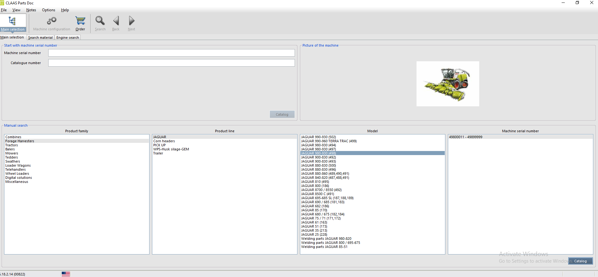 Claas EPC Spare Parts List Parts Doc 2.2 03.2024 822 How To Install Guide Instruction