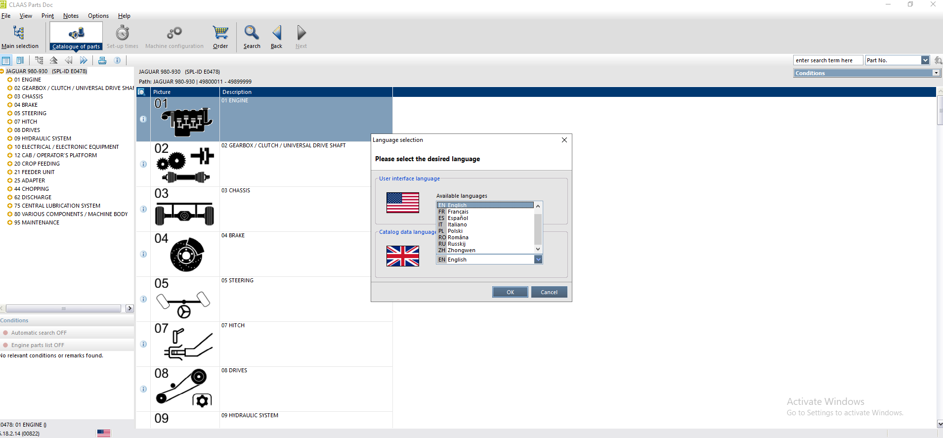 Claas EPC Spare Parts List Parts Doc 2.2 03.2024 822 How To Install Guide Instruction