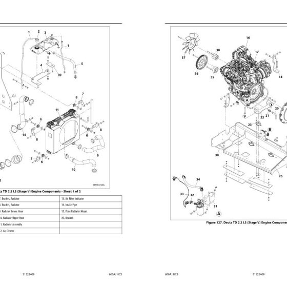 JLG Boom Lifts 600AJ Service Maintenance Manual 31219924 2022 PVC 2201