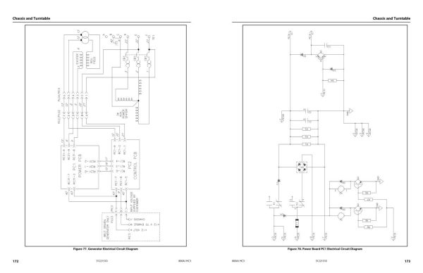 JLG Boom Lifts 800AJ HC3 Service Maintenance Manual 31221510 2023 PVC ...