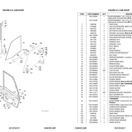 JLG Telehandlers 3507PS Parts Manual 31211268 2023