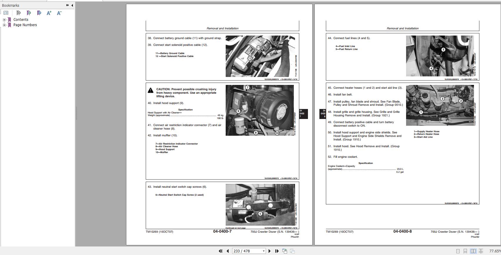 John Deere CE Operating Technical Part Manual 3.71GB PDF How To Install ...