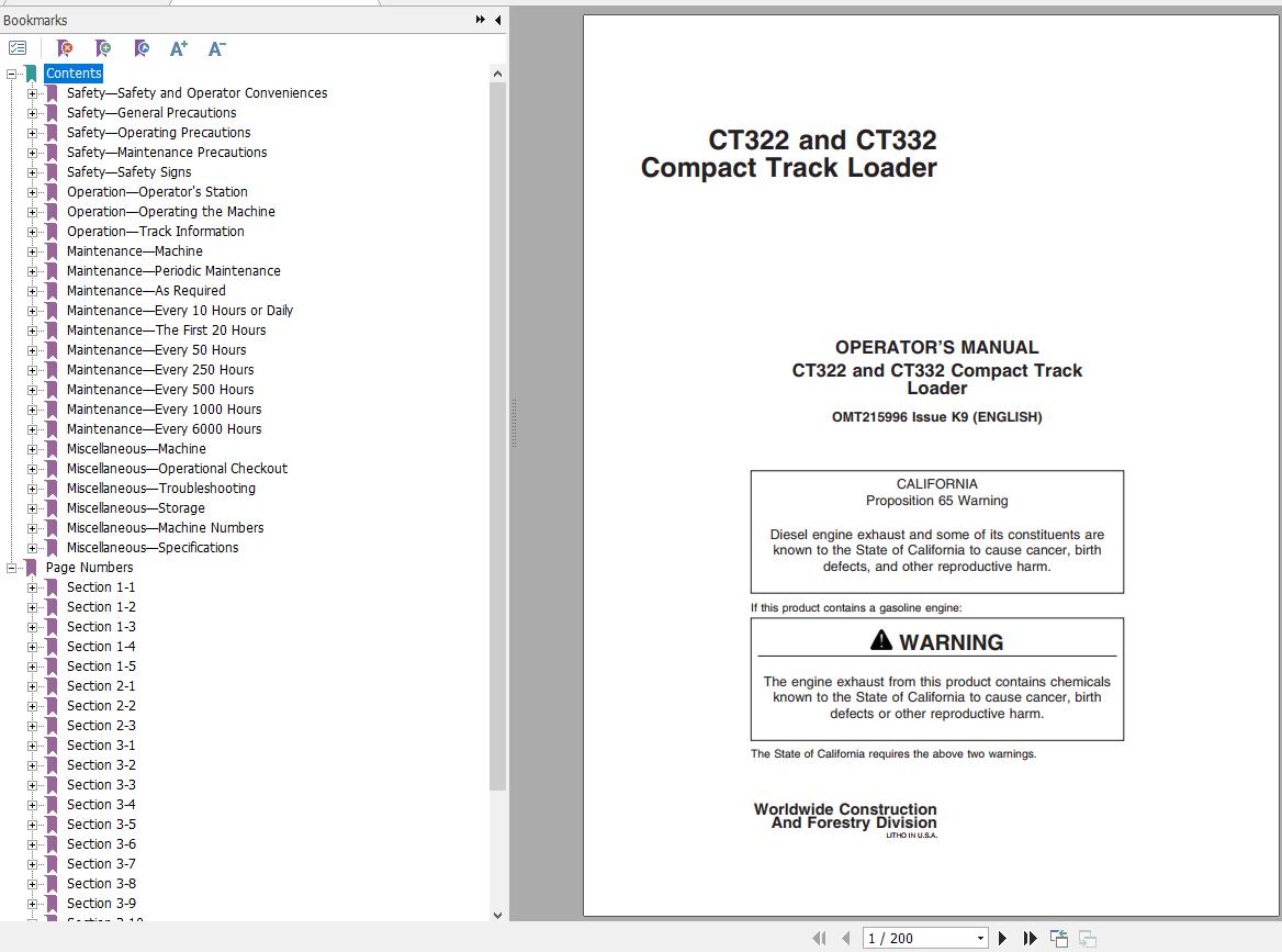 John Deere CE Operating Technical Part Manual 3.71GB PDF How To Install ...