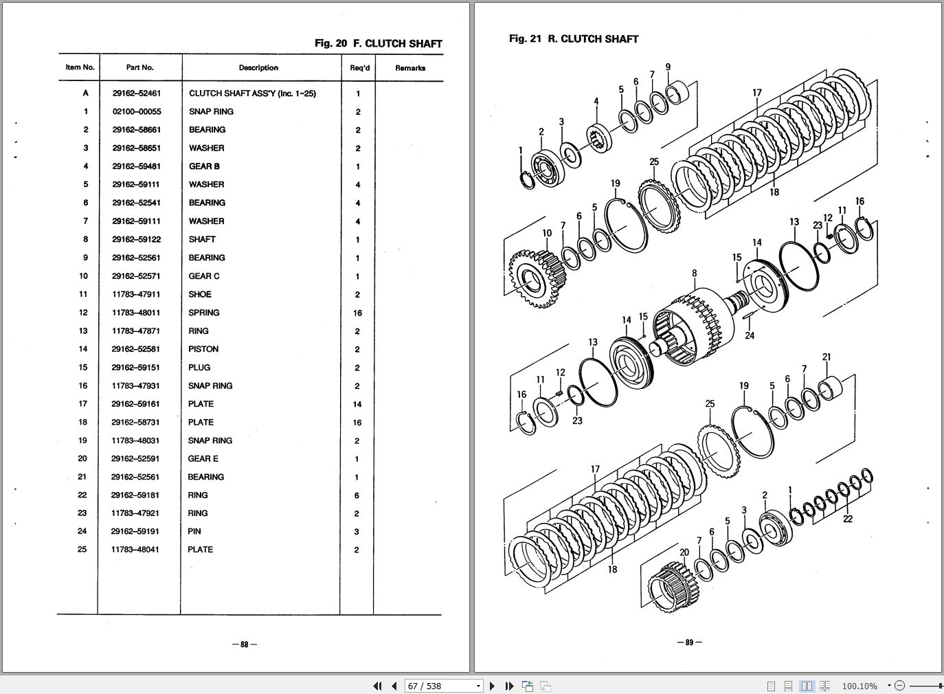 TCM Container Carrier SC350 Parts Manual PC-917-3A