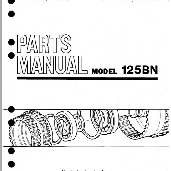 TCM Wheel Loader 175B Parts Manual EN JP