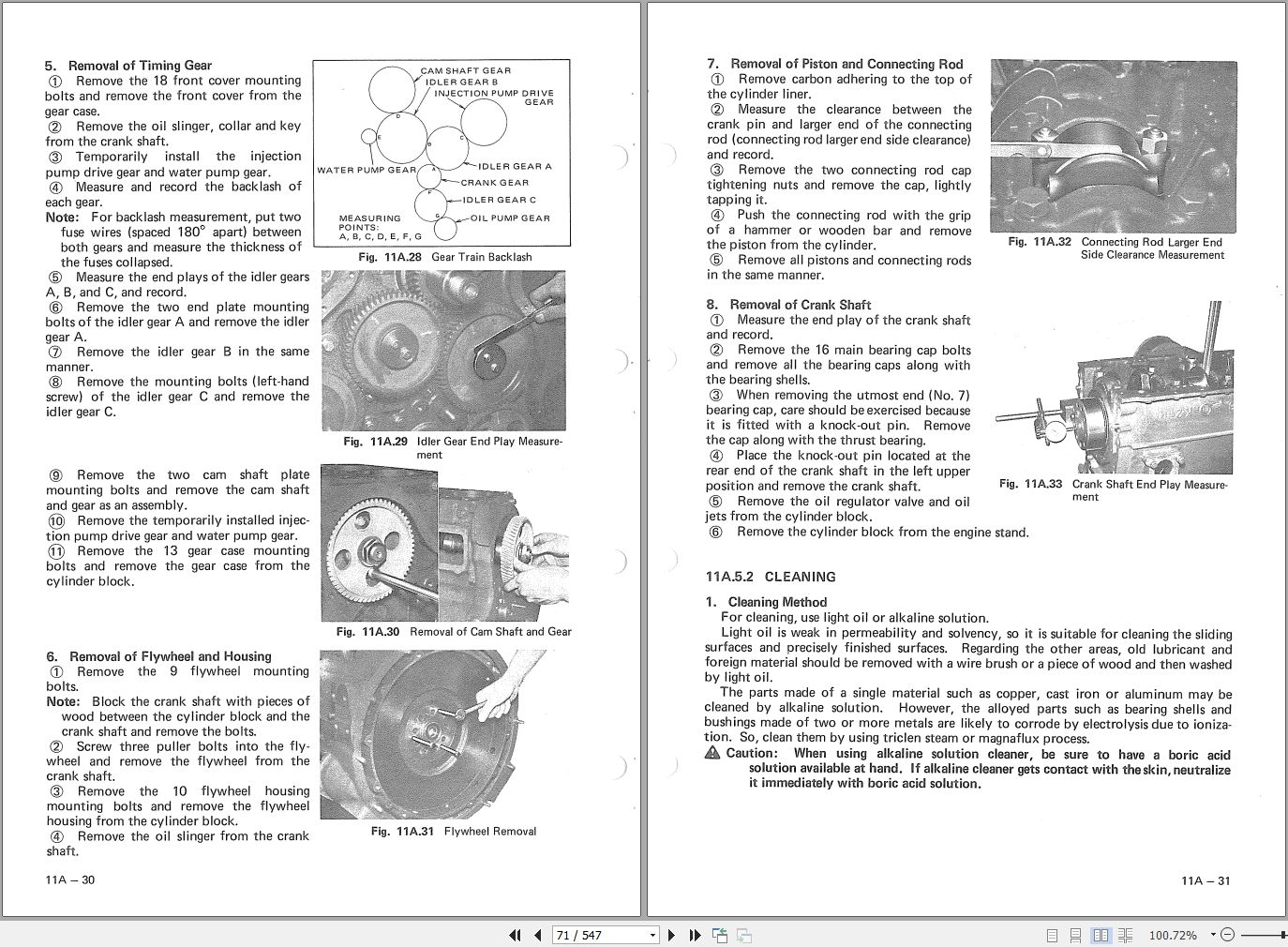 TCM Wheel Loader 850 860 870 Shop Manual 652AE